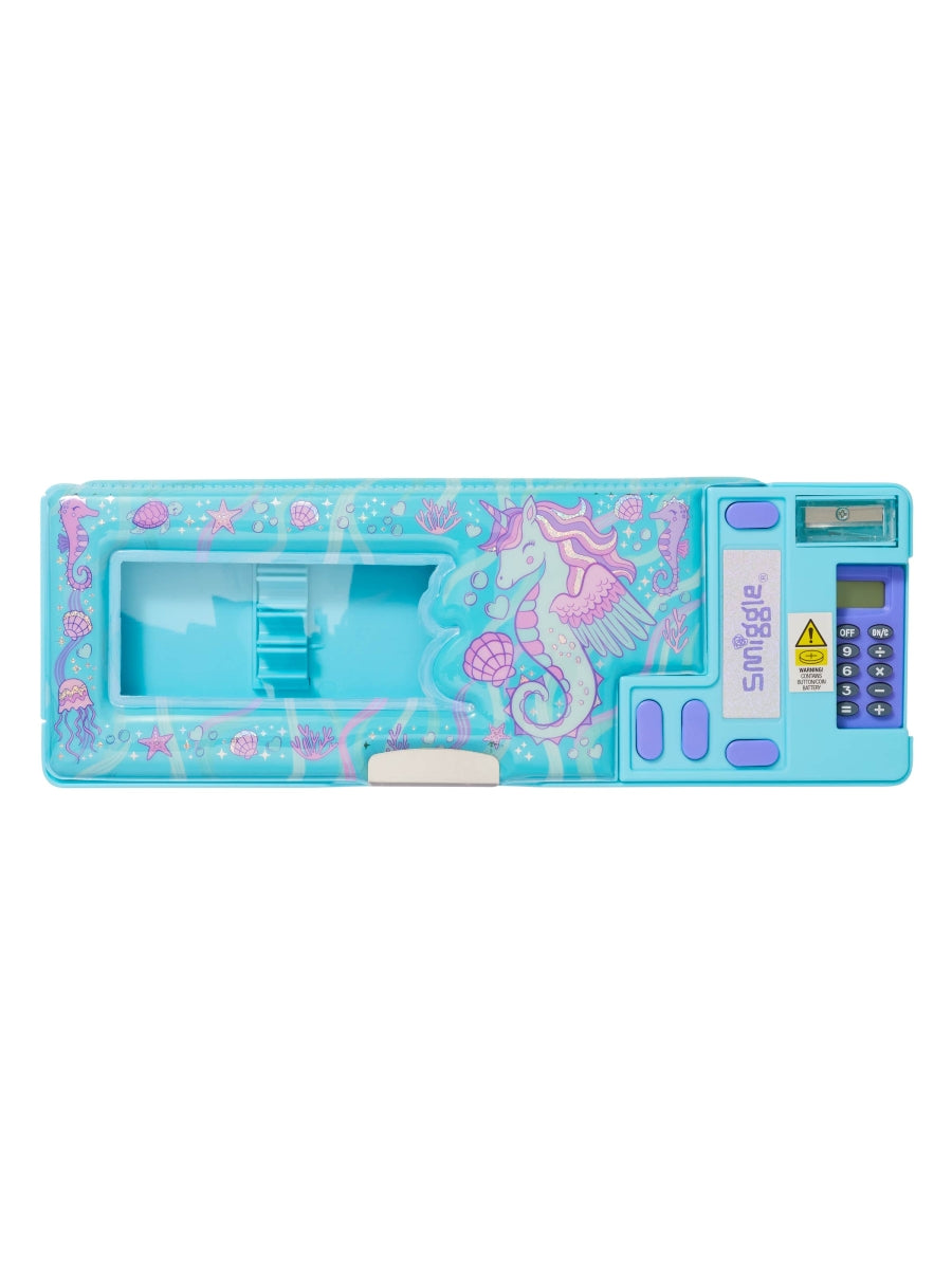 Smiggle - Epic Calculator Automatic Pencil Case - Dinossi