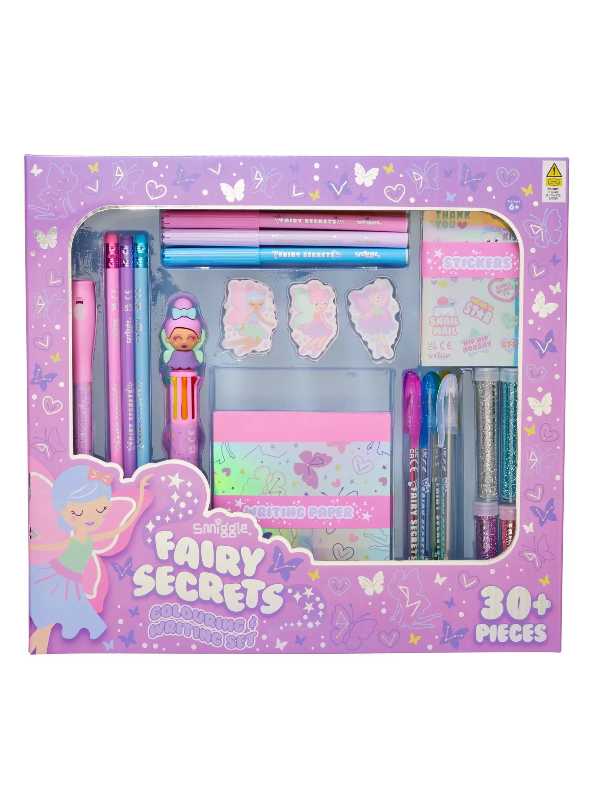 Smiggle - Secrets Coloring and Writing Set - Dinossi